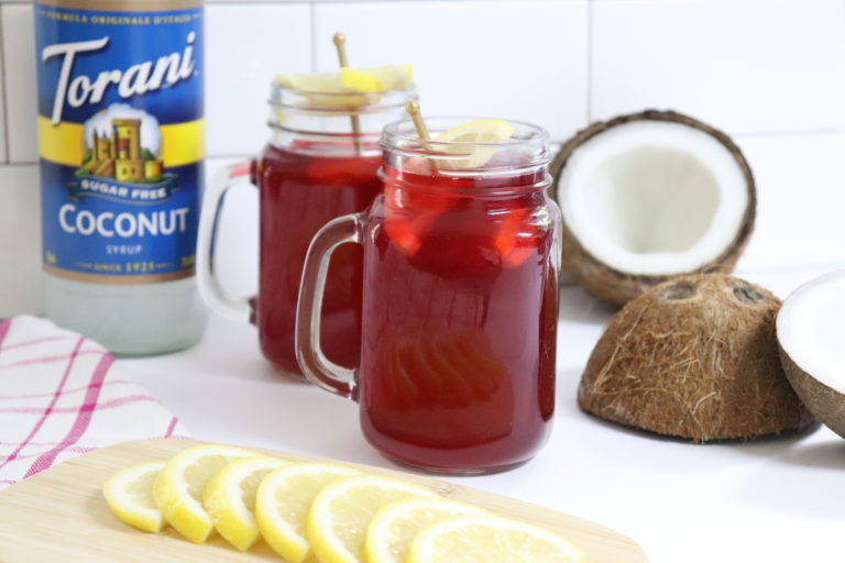 Coconut Hibiscus Lemonade - Brunch With The Brittains
