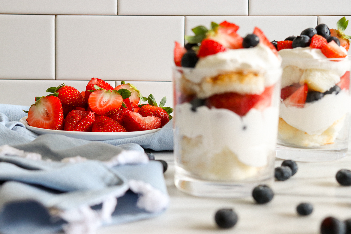 Angel Food Cake Parfait - Brunch With The Brittains